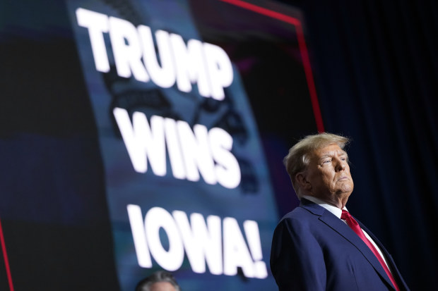 Iowa caucus: Donald Trump looks unstoppable after thumping win in ...