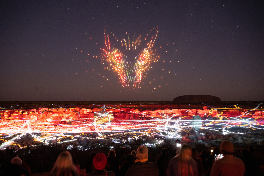 Uluru’s new Wintjiri Wiru light and laser show includes tasty treats ...