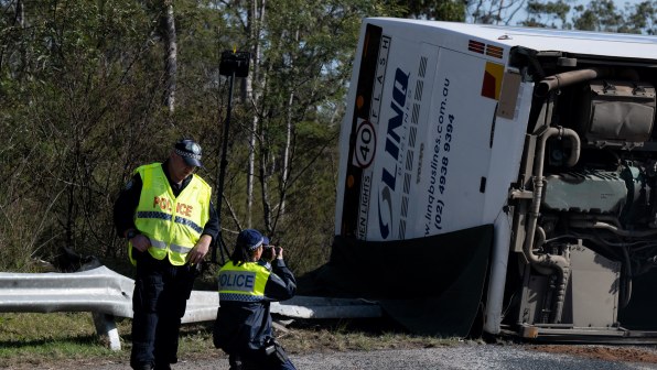 Hunter Valley bus crash LIVE UPDATES: Roundabout where bus crashed not ...