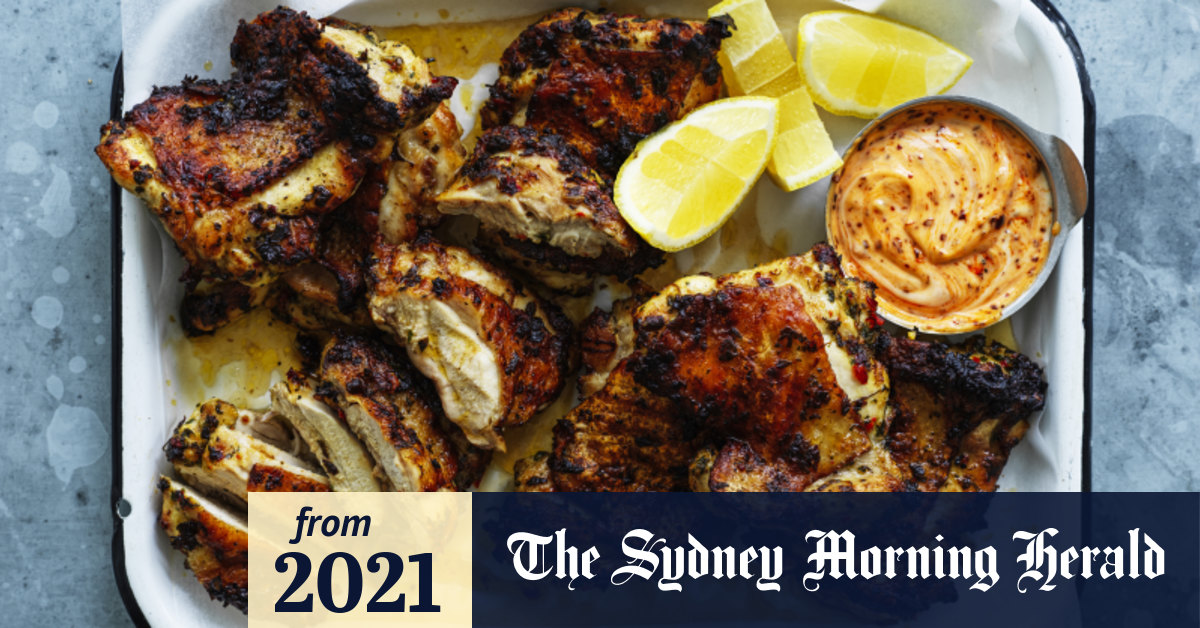 Neil Perry recipe: barbecued marinated chicken with spicy mayonnaise