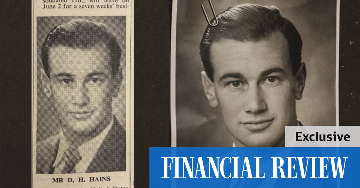 The trip that changed David Hains’ career