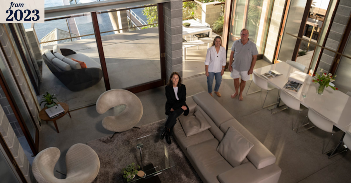 The small Sydney home designed by three iconic architects