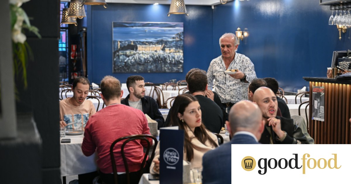 This family-friendly Greek restaurant is a great place to come with a group