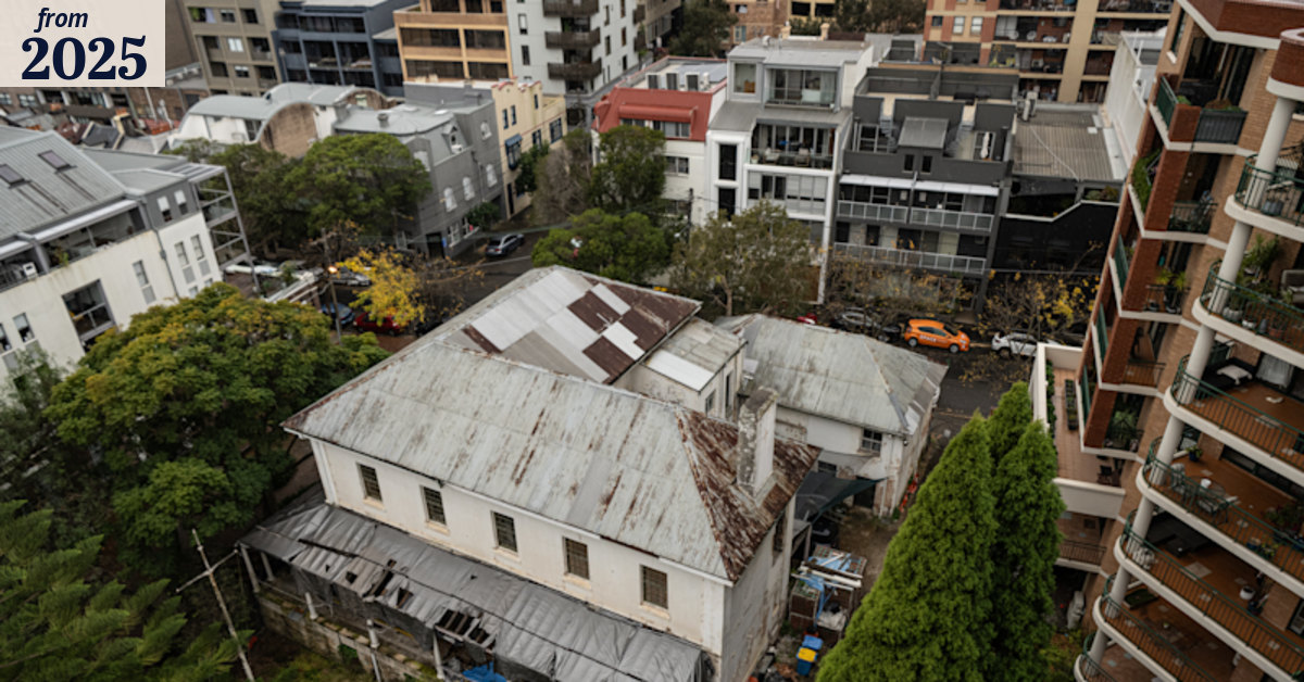 Cleveland House in Surry Hills: The colonial home stuck in heritage ...