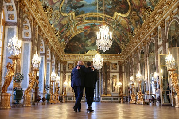 Emmanuel Macron and Donald Trump: Inside the lavish Versailles dinner ...