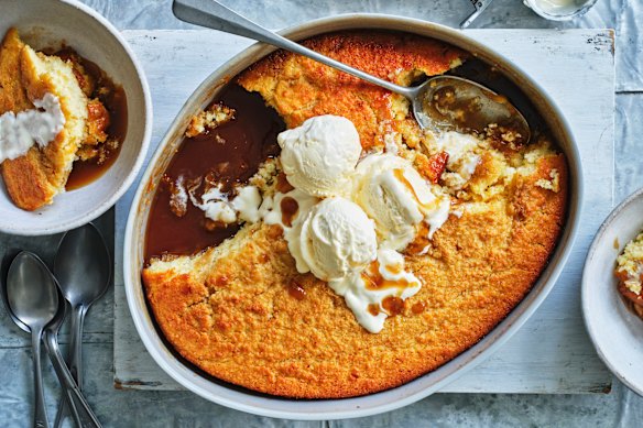 Brown sugar pudding