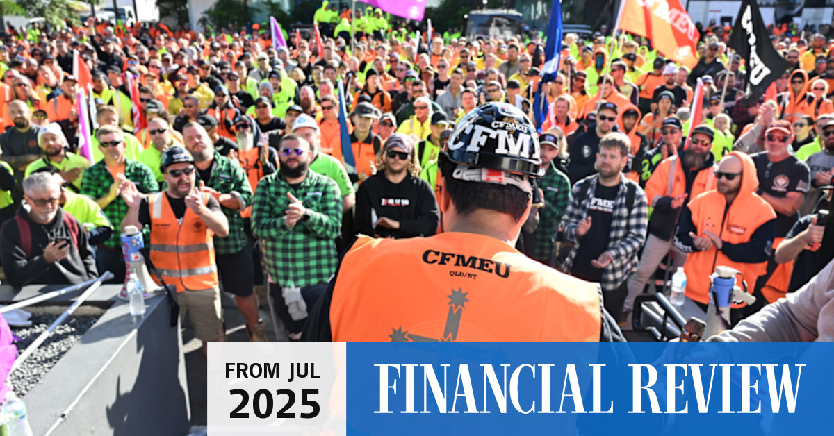 CFMEU purge is on as administration moves on ‘violent, misogynistic ...