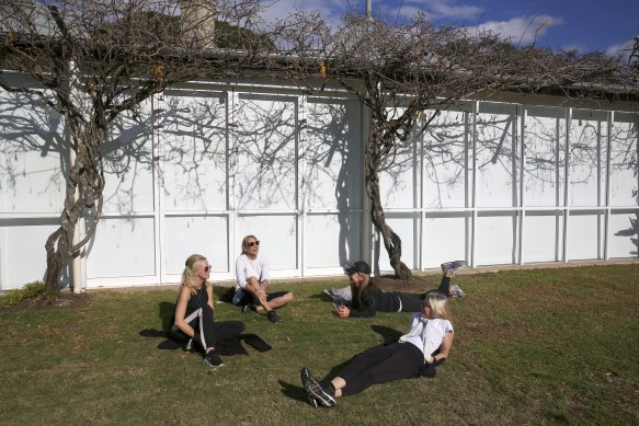 ‘I live in a beautiful spot’: Spirits high as residents take lockdown ...