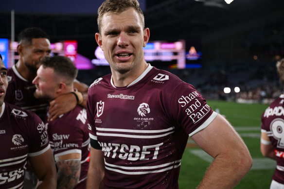 NRL 2024 Manly Sea Eagles beat Canterbury Bulldogs in thriller to set up semi final date with Sydney Roosters