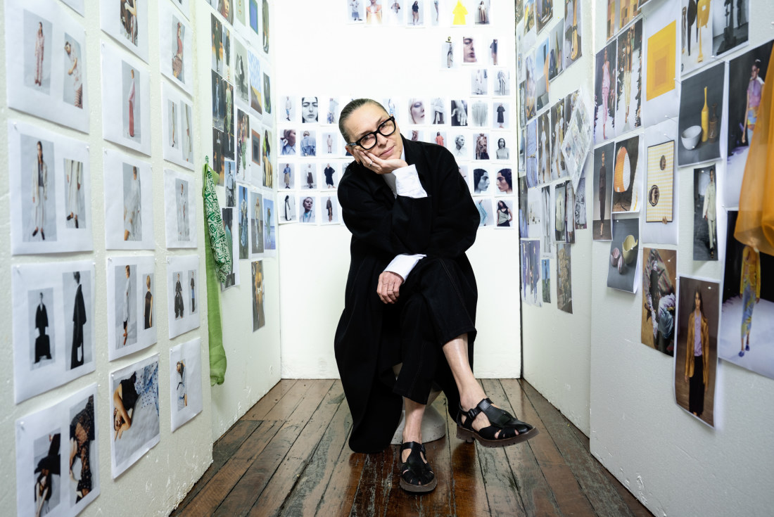 Sydney fashion designer Lee Mathews is still in demand after close to ...