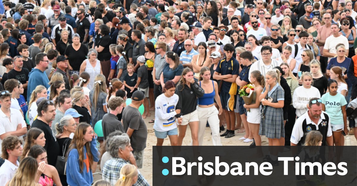 Bribie Island shark attack: Hundreds gather on Woorim Beach to pay ...