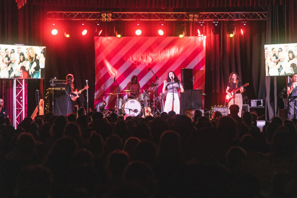 Camp Cope perform their last Melbourne gig