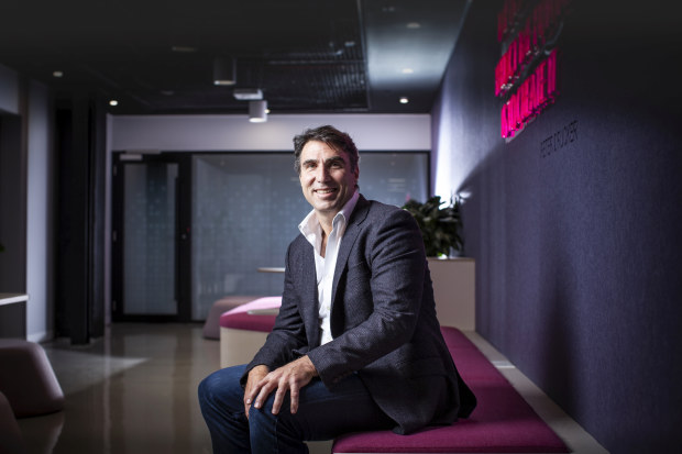 Domain names former REA chief executive Greg Ellis as its interim CEO