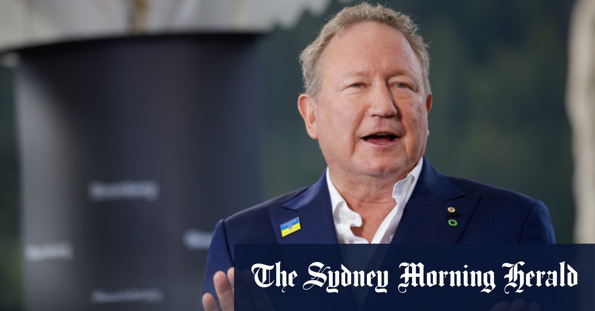 Andrew Forrest calls on corporate Australia to join climate crusade