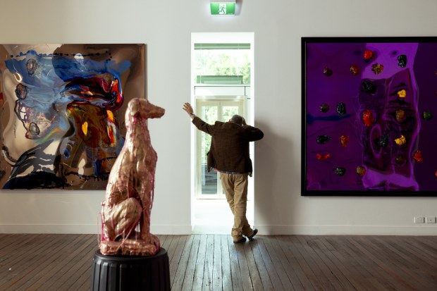 Artist Dale Frank, whose 10-year survey is set to open inside the ...
