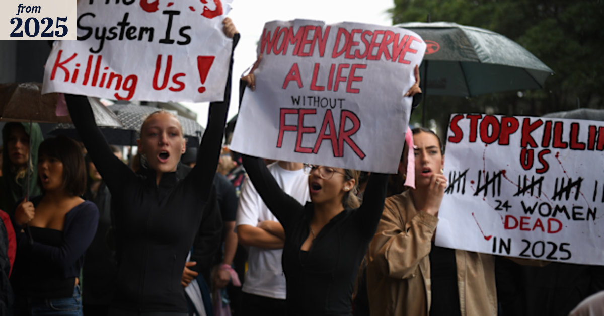 Violence against women: Hundreds rally to protest violence against ...
