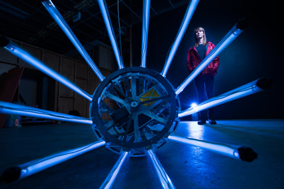 Meet Azimuth, the COVID-killing robot artwork that burned its creator ...