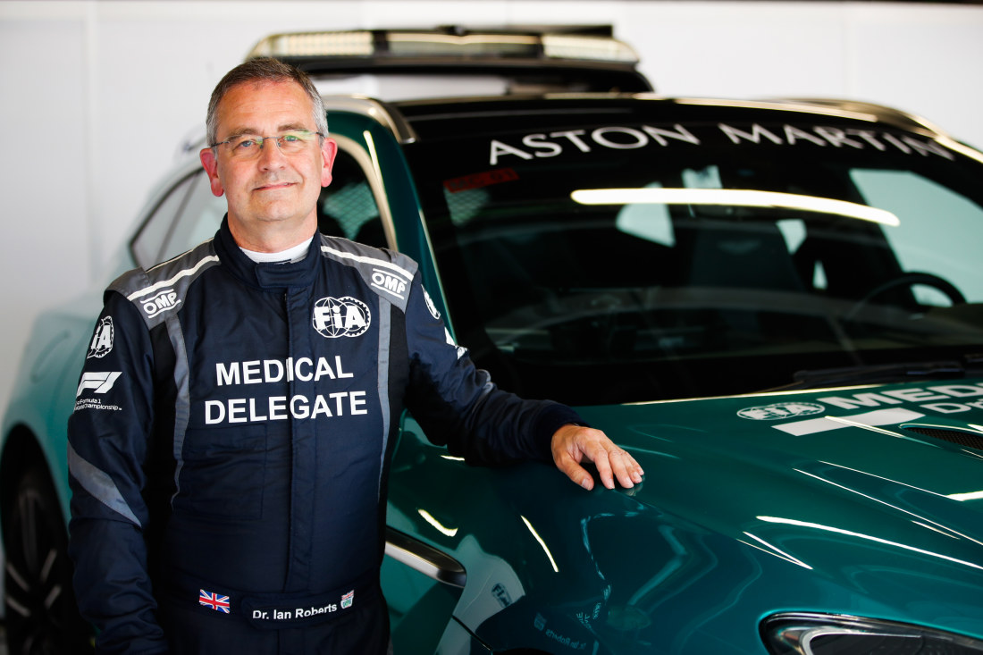 Formula 1’s top trackside doctor, Ian Roberts, says he always expects ...