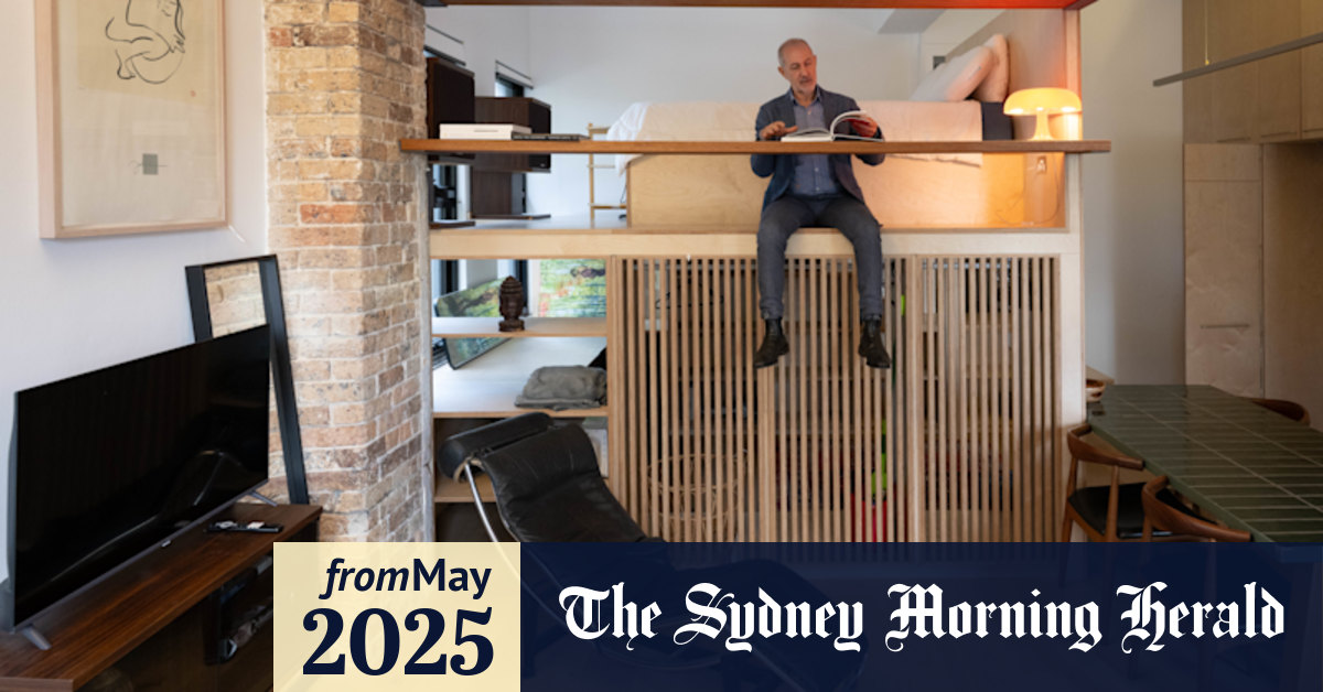 Sydney architect Ed Lippmann’s tiny apartment transformation goes viral ...