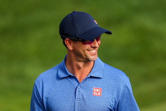 Golf: Adam Scott produces birdie blitz at Travelers Championship