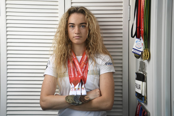 Olympic dreams on hold, athletes pitch in to lift the spirits of high ...