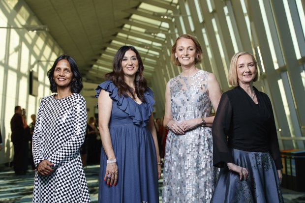 Shemara Wikramanayake, Vicki Brady, Philip Lowe and John Mullen ...