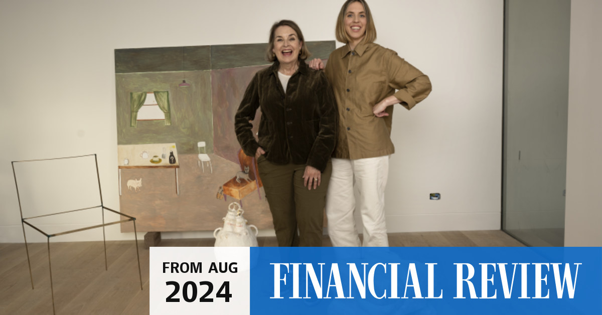 Sydney Contemporary fair director Zoe Paulsen and her art patron mother ...