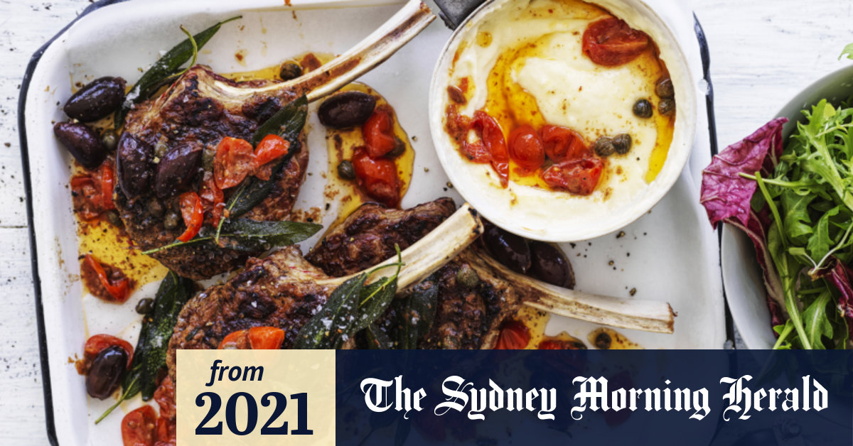 Neil Perry recipe: barbecued veal cutlet with tomato and sage burnt butter
