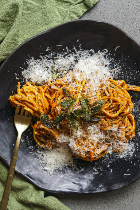 how to cook pumpkin spaghetti