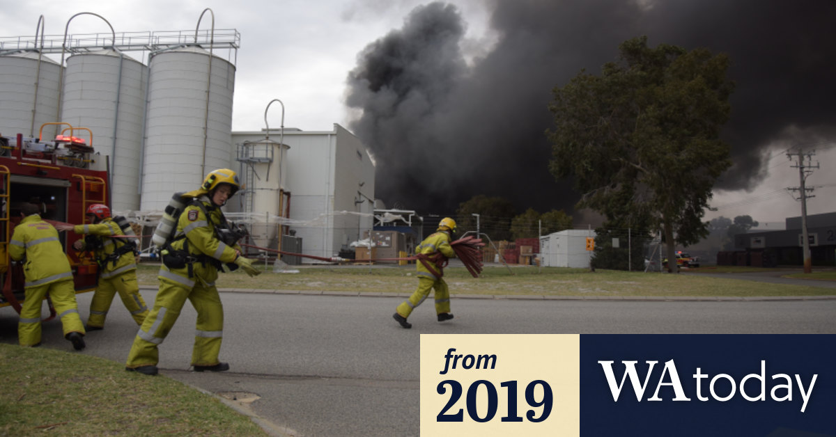 Perth factory fire contained after burning for more than 24 hours