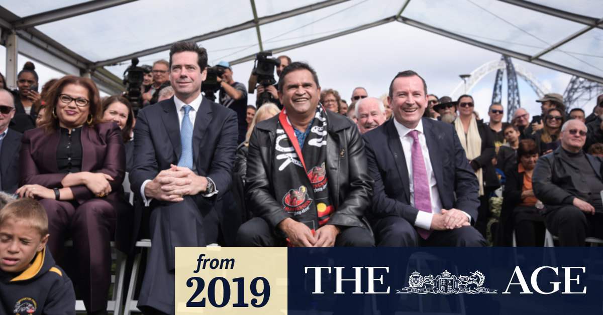 Nicky Winmar statue unveiled at Optus Stadium ahead of 50th Western Derby