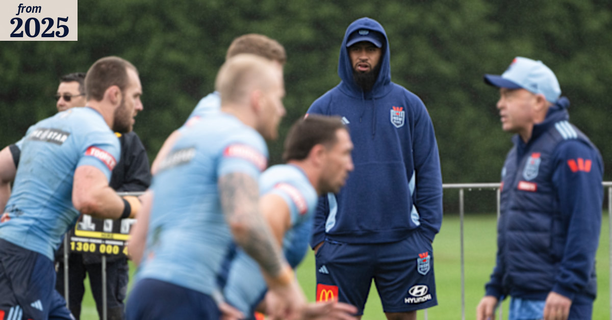State of Origin 2025: Payne Haas sidelined in first NSW Blues training ...