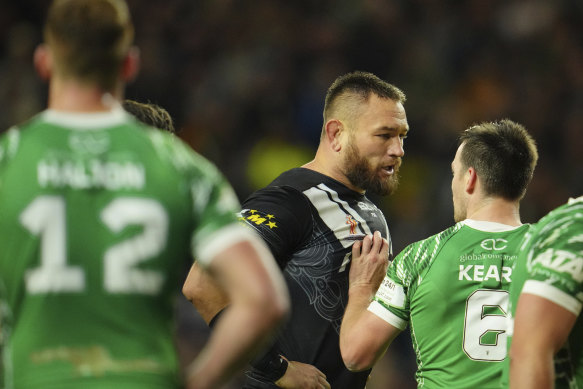 Rugby League World Cup: Jared Waerea-Hargreaves sin-binned for high ...