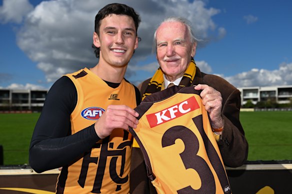 AFL 2025: The ties that bind generations of Hawthorn Hawks; Connor ...