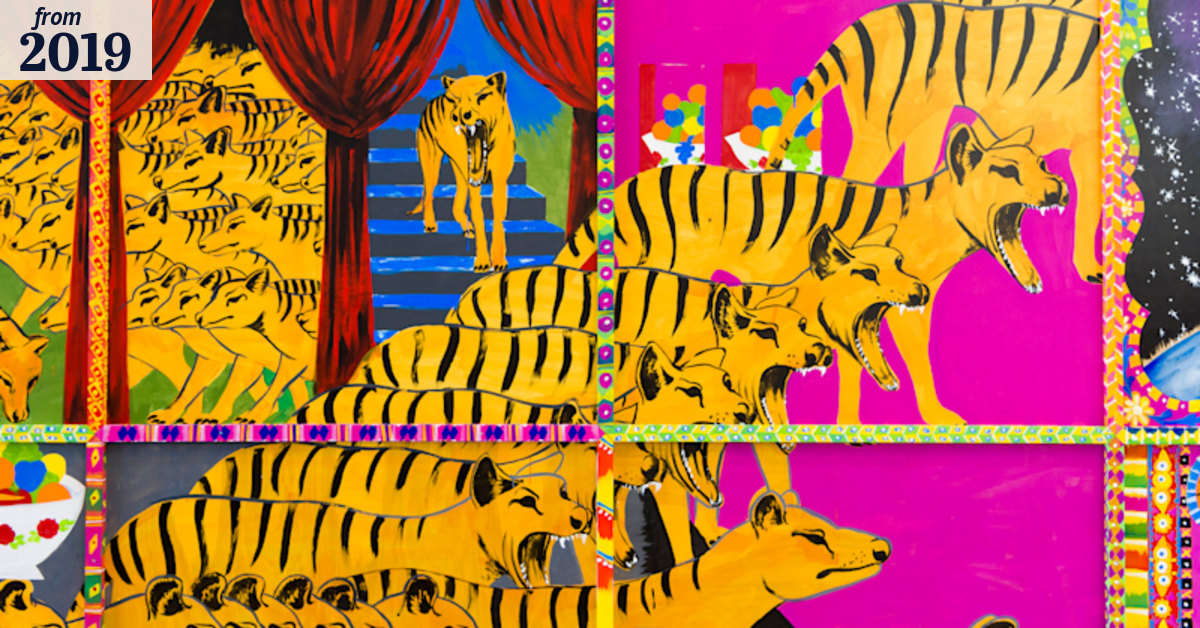 His biggest work yet, but Iman Raad almost didn't get to see it