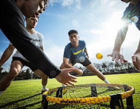 Carn the quokkas, our national roundnet team