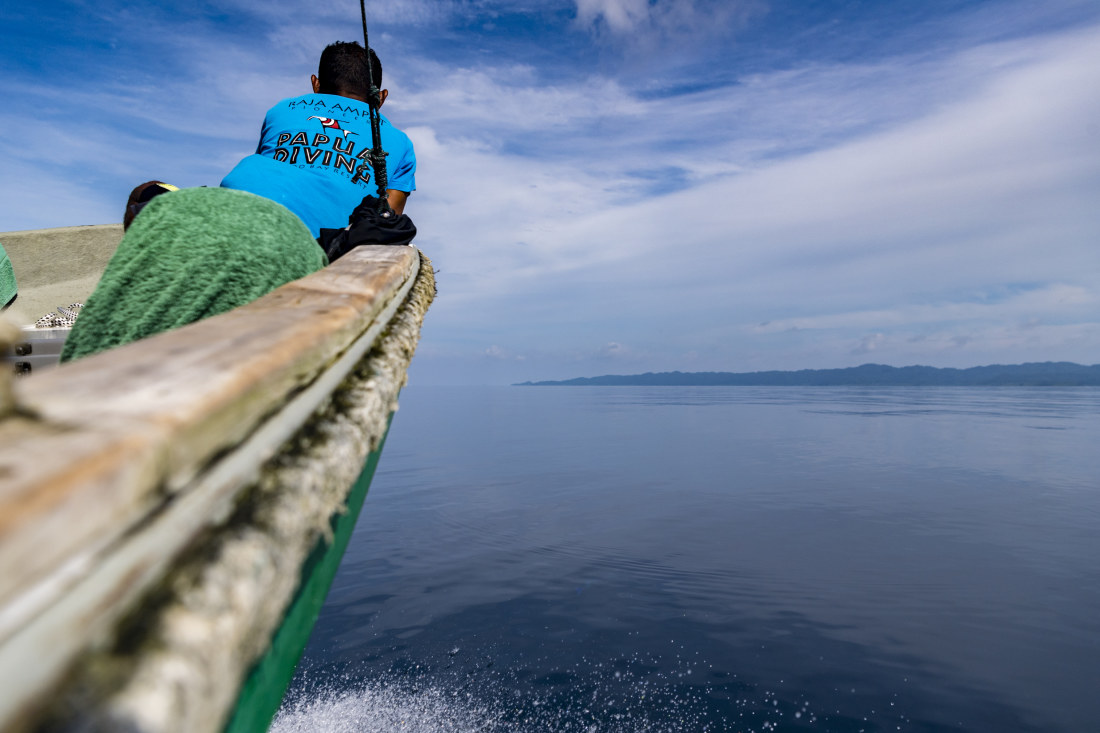 Scuba diving at Sorido Bay Resort at West Papua’s Raja Ampat ...