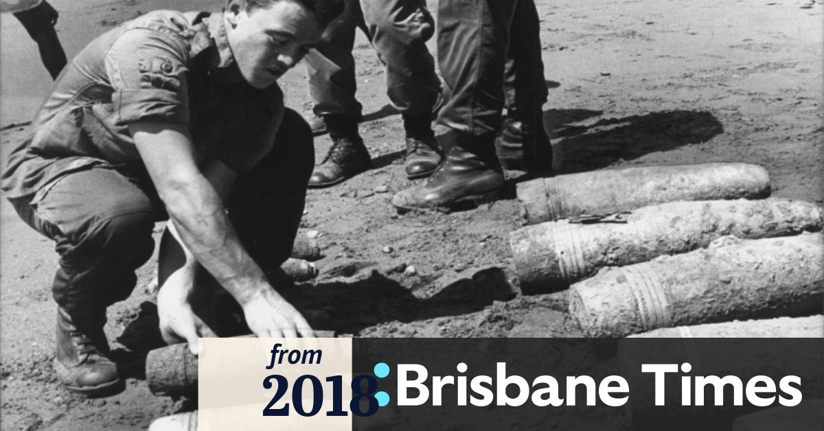 Queensland littered with unexploded World War II bombs and artillery