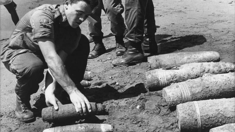 Queensland littered with unexploded World War II bombs and artillery