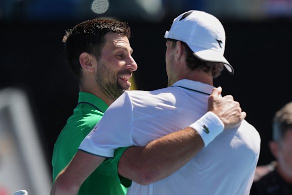 Australian Open 2026 results day five: Novak Djokovic v Francesco ...