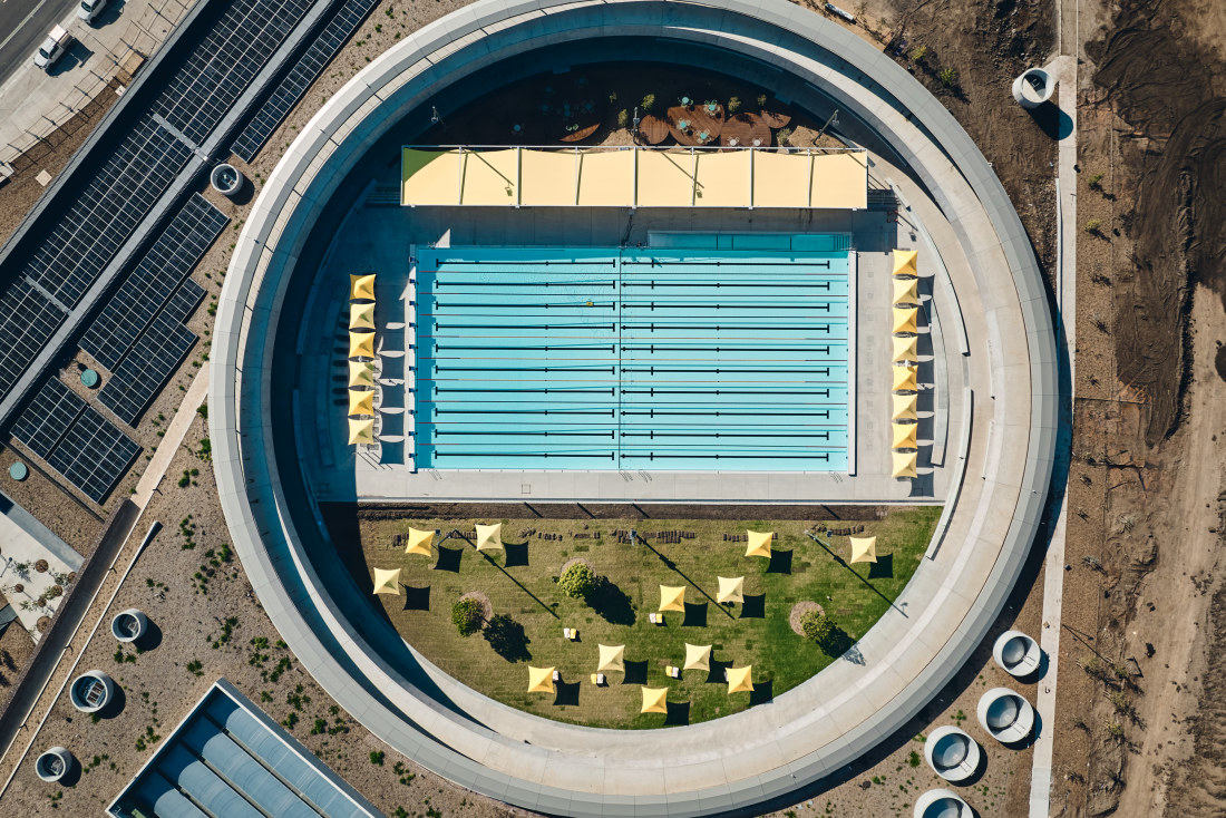 Aquatic centre at Parramatta Park designed to blend into its natural ...