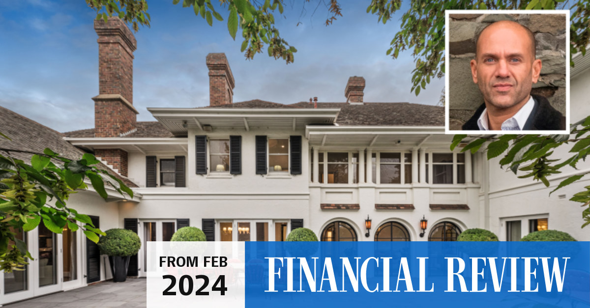 David Prior sells Toorak estate in $40m deal