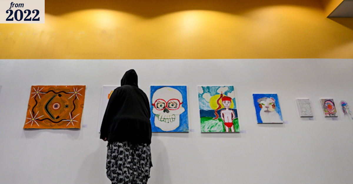 Art brings residents and safe injecting room users together