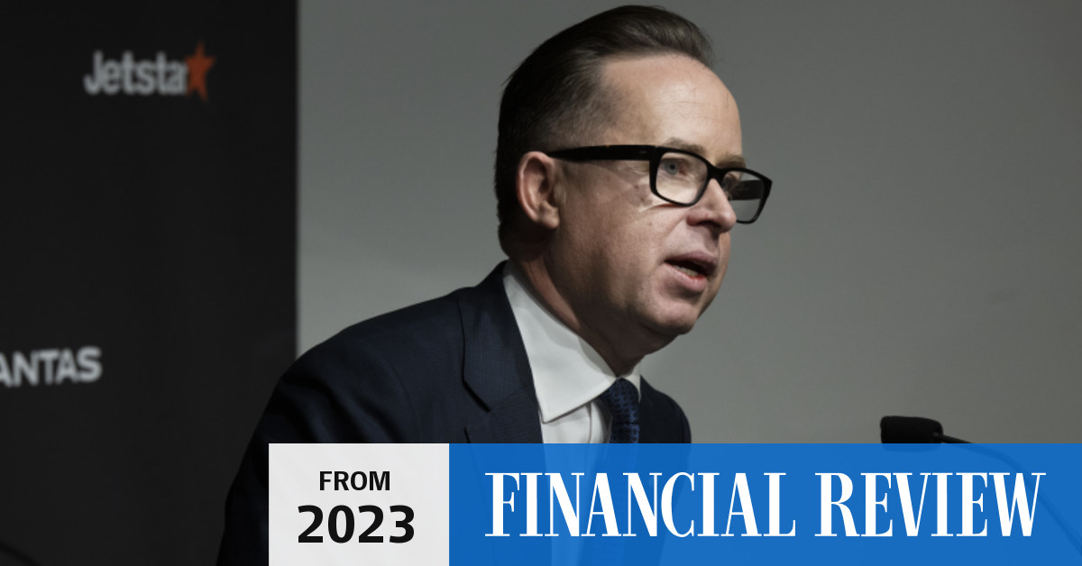 Alan Joyce has had enough