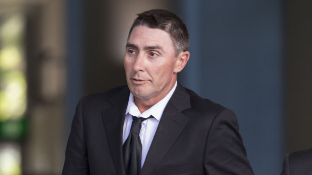 Tyrell Cobb's father testifies, damages door at hearing