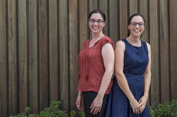 Two of Us with identical twins Abi and My Lucky Stroke author Sarah Brooker
