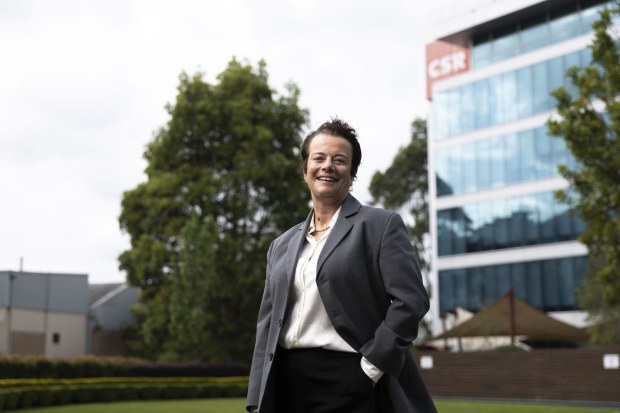 CSR ASX: Julie Coates, the CEO of CSR, which makes Gyprock, PGH bricks ...