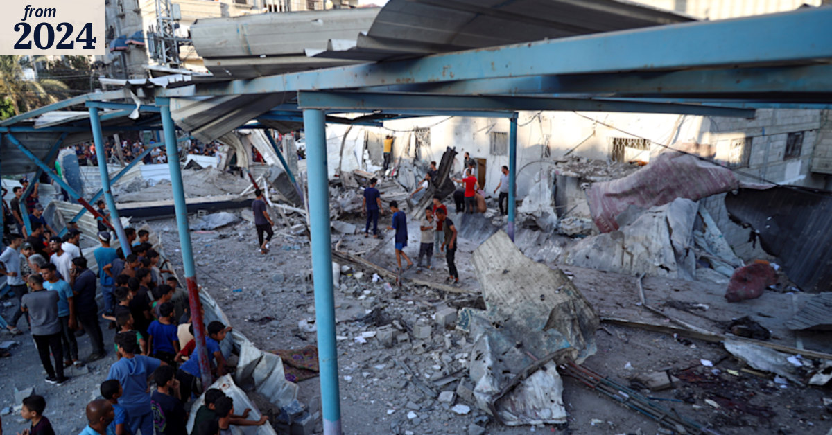 Israeli strike kills 16 at Gaza school, military says it targeted gunmen