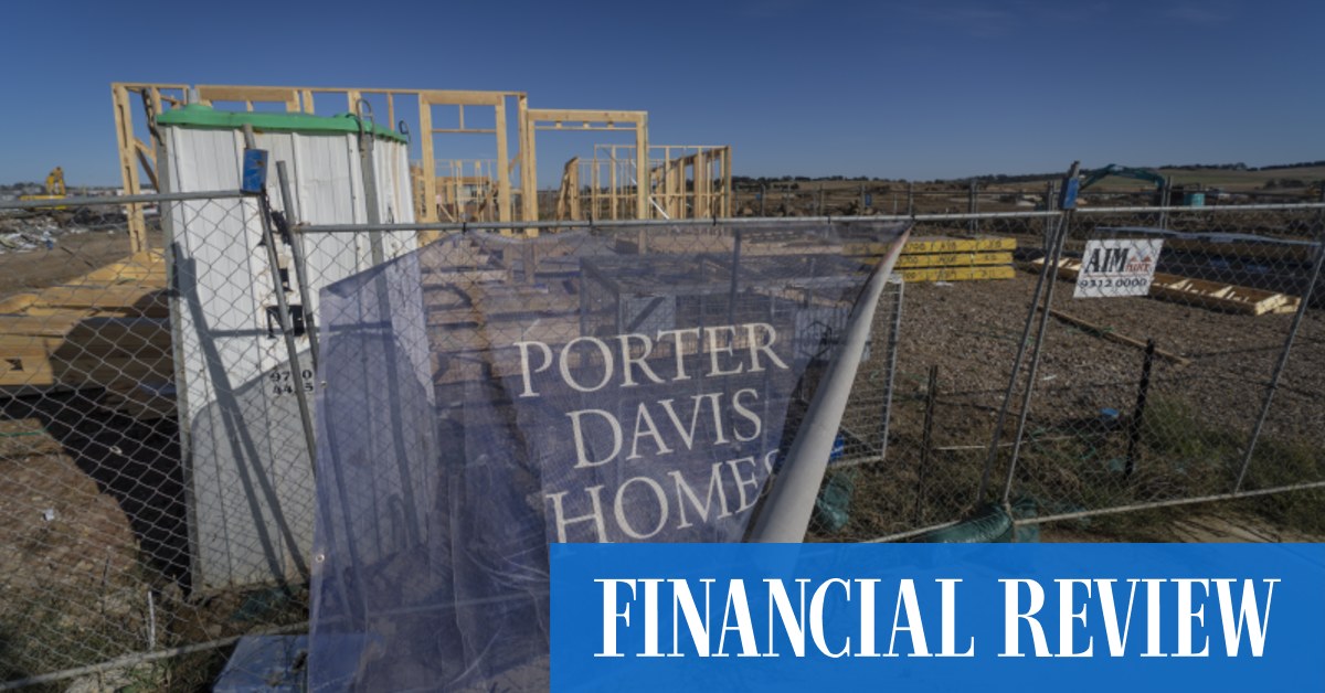 Builder collapse: Porter Davis liquidators line up builders panel