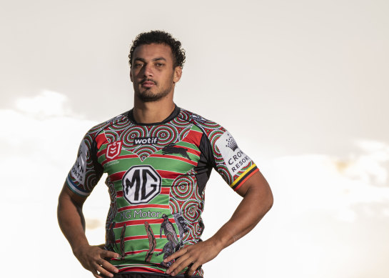 NRL 2023 South Sydney Rabbitohs centre Isaiah Tass unfazed by the looming arrival of Jack Wighton